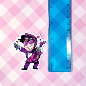 Toontown Die Cut Vinyl Stickers - 2.5" Holographic - Corporate Clash - Etsy