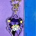 Jevil Deltarune Glitter Keychain Acrylic Epoxy Charm 2.5in. - Etsy