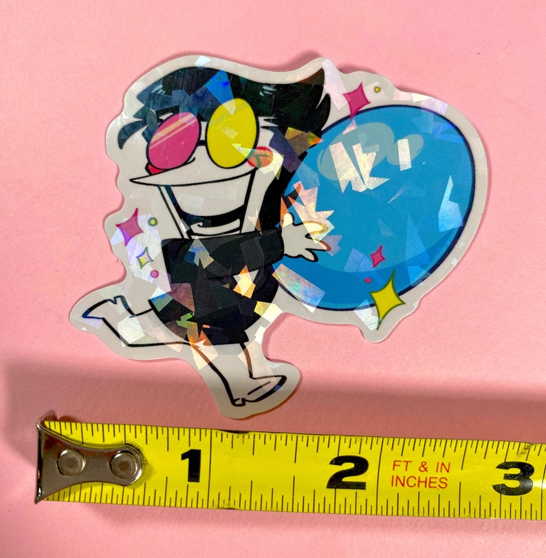 Spamton Deltarune Pipis Sticker Die Cut Holographic Vinyl - Etsy