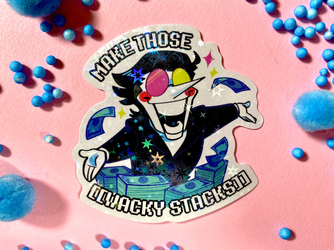 Deltarune Spamton Sticker Make Those Wacky Stacks Die Cut - Etsy