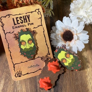 Inscryption Glow-in-the-dark Hard Enamel Pins - P03, Leshy, Grimora ...
