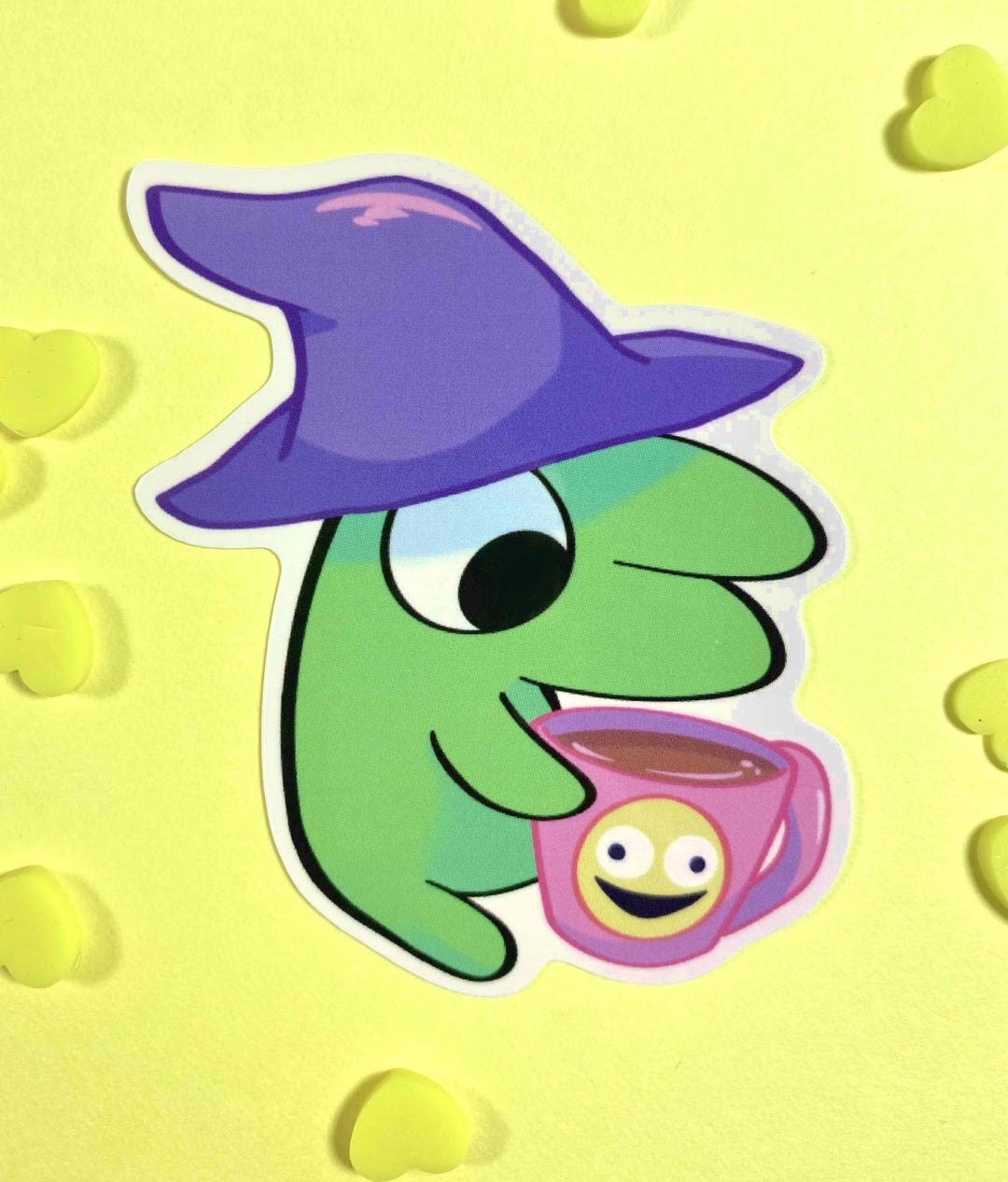 Smiling Friends Glep Sticker - Die Cut Vinyl Sticker 2.5" - Etsy