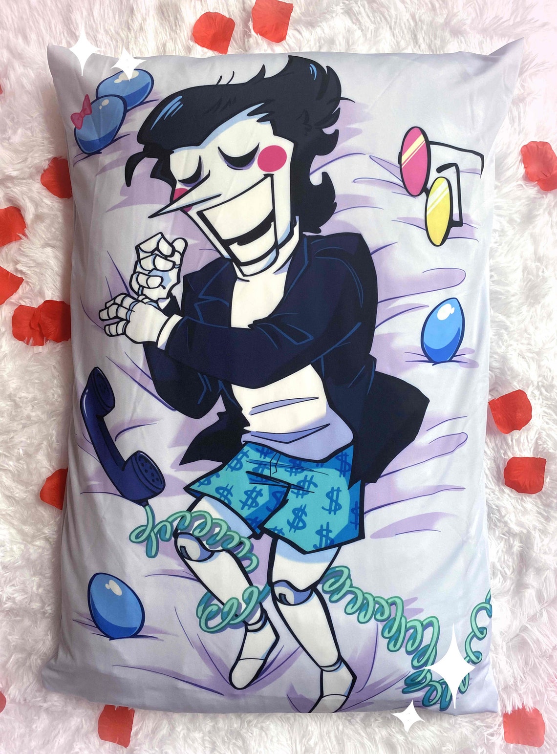 Spamton Deltarune Pillow Case Dakimakura - 2-way Tricot 20x28” - Etsy