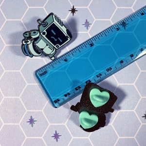 Inscryption Glow-in-the-dark Hard Enamel Pins - P03, Leshy, Grimora ...