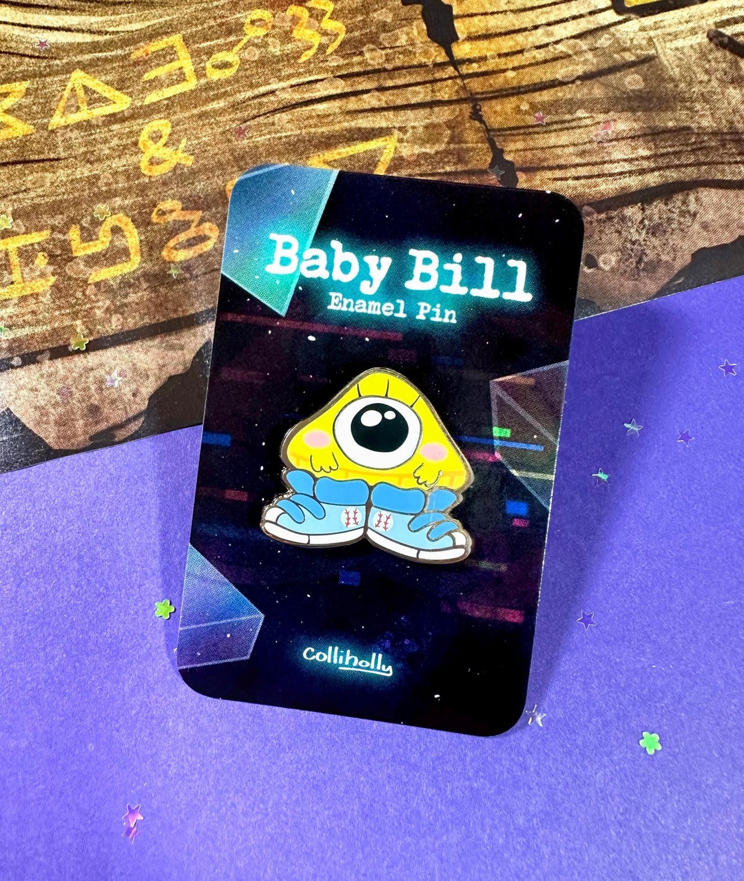 Baby Bill Cipher Gravity Falls Hard Enamel Pin - 1.25" - Etsy