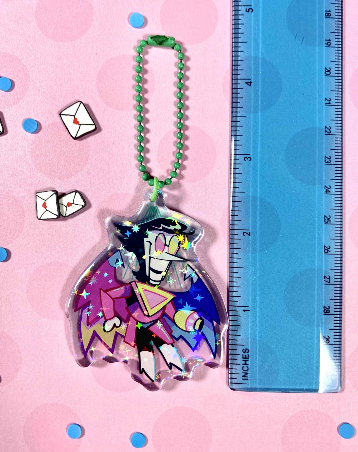 Spamton NEO Deltarune Holographic Keychain Acrylic and Epoxy - Etsy
