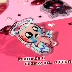 The Binding of Isaac TBOI Keychains - Isaac and Azazel - Glossy Acrylic ...