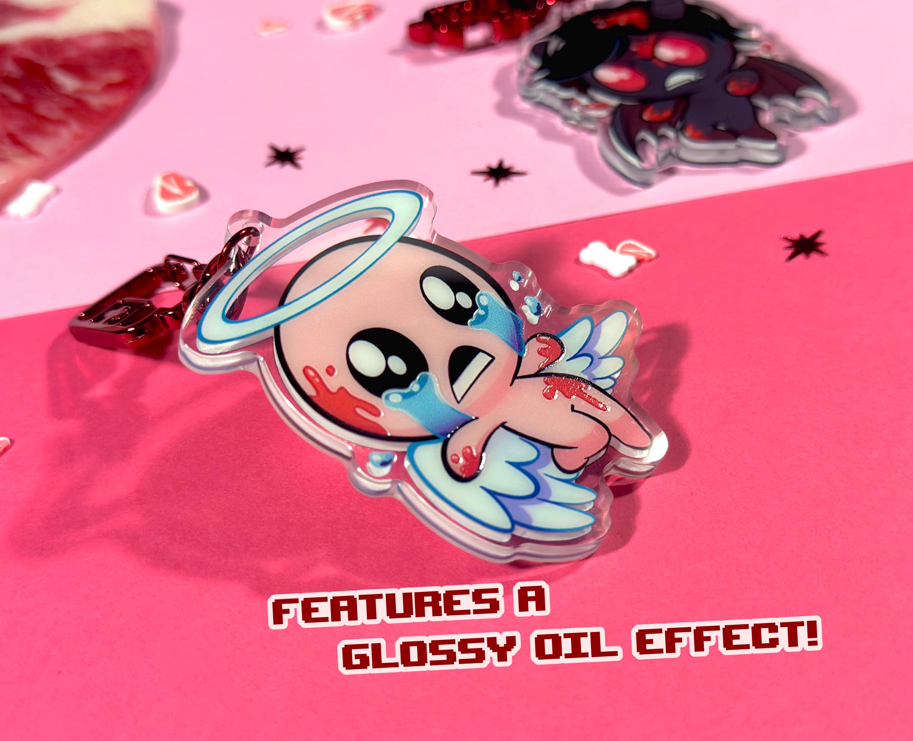 The Binding of Isaac TBOI Keychains - Isaac and Azazel - Glossy Acrylic ...