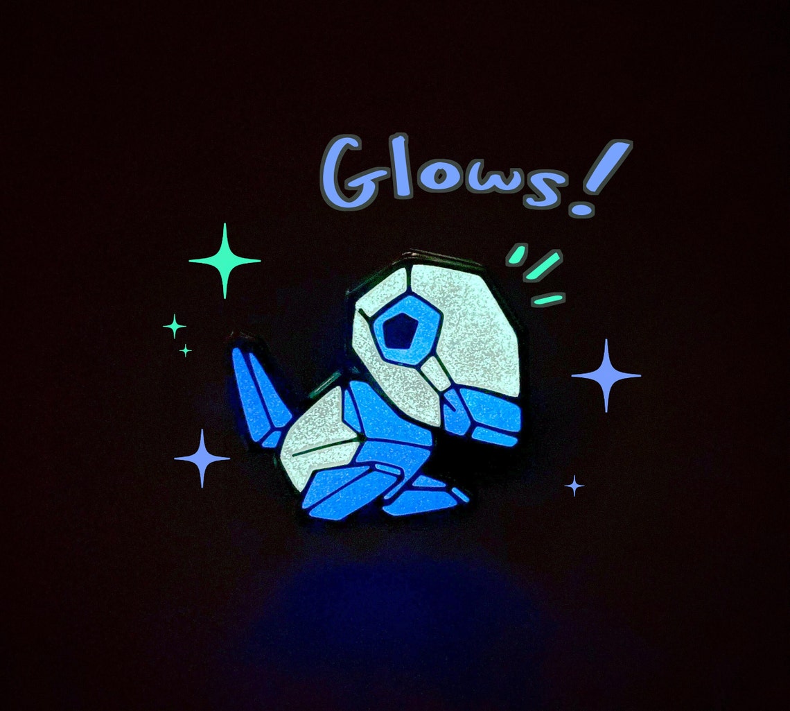 Porygon Glow-in-the-dark Hard Enamel Pin 1in. - Etsy