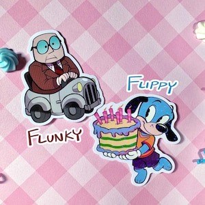 Toontown Die Cut Vinyl Stickers - 2.5" Holographic - Corporate Clash - Etsy