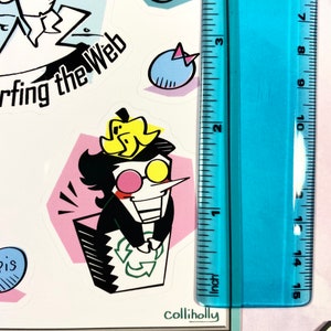 Deltarune Spamton Vinyl 6" X 8" Sticker Sheet - Waterproof Die Cut ...