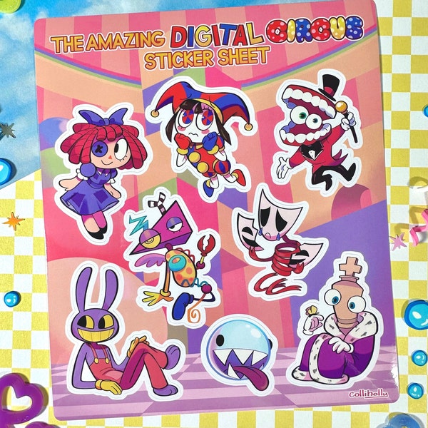The Amazing Digital Circus Vinyl Sticker - Etsy