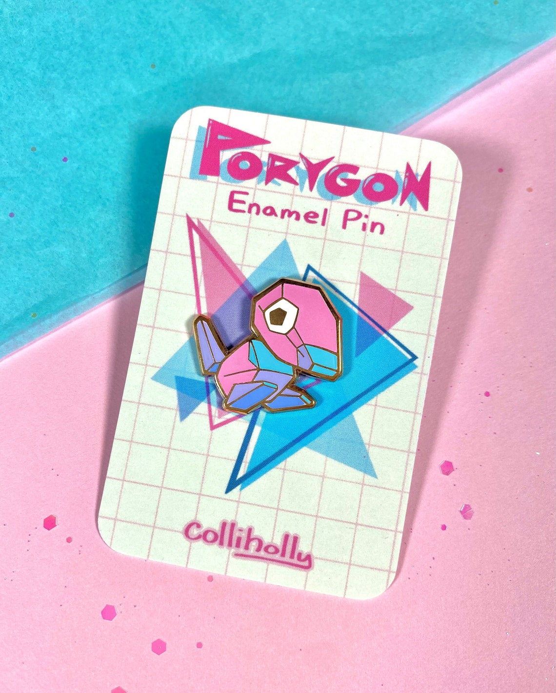 Porygon Glow-in-the-dark Hard Enamel Pin 1in. - Etsy