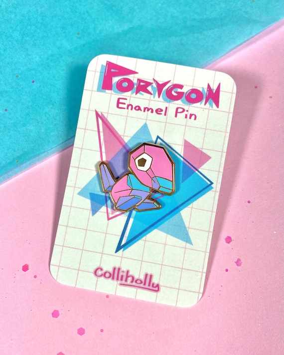 Porygon Glow-in-the-dark Hard Enamel Pin 1in. - Etsy