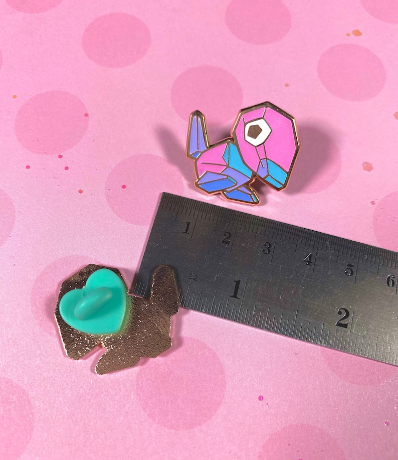 Porygon Glow-in-the-dark Hard Enamel Pin 1in. - Etsy