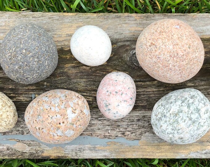 Lake Superior Granite Round Stones - Spheres - Etsy