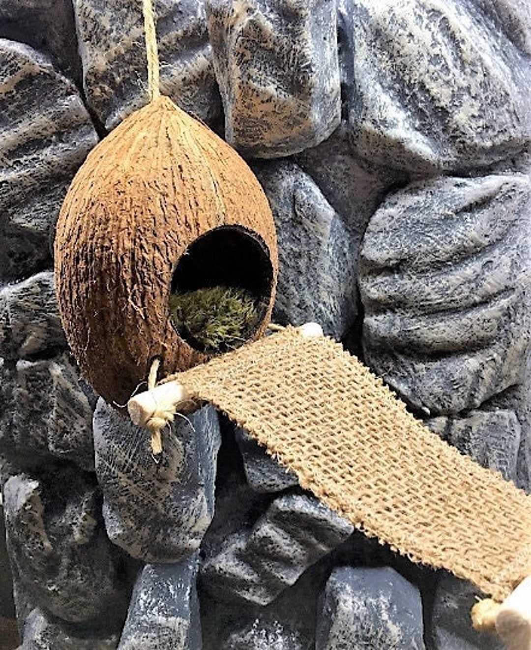 Coconut Cave / Hide With Burlap Bridge - Etsy