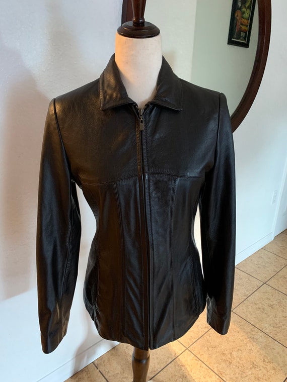 unisex leather jacket - Gem