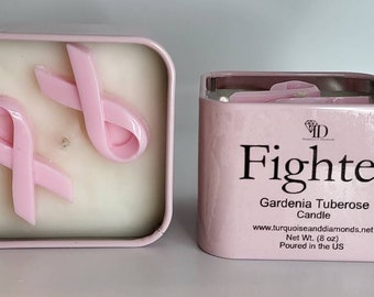 Breast Cancer Awareness Candles buy More to Save on Shipping - Etsy