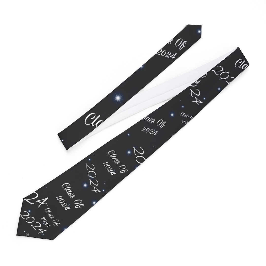 Class of 2024 Style Necktie Men Ties Graduation Ties Graduation Gifts ...