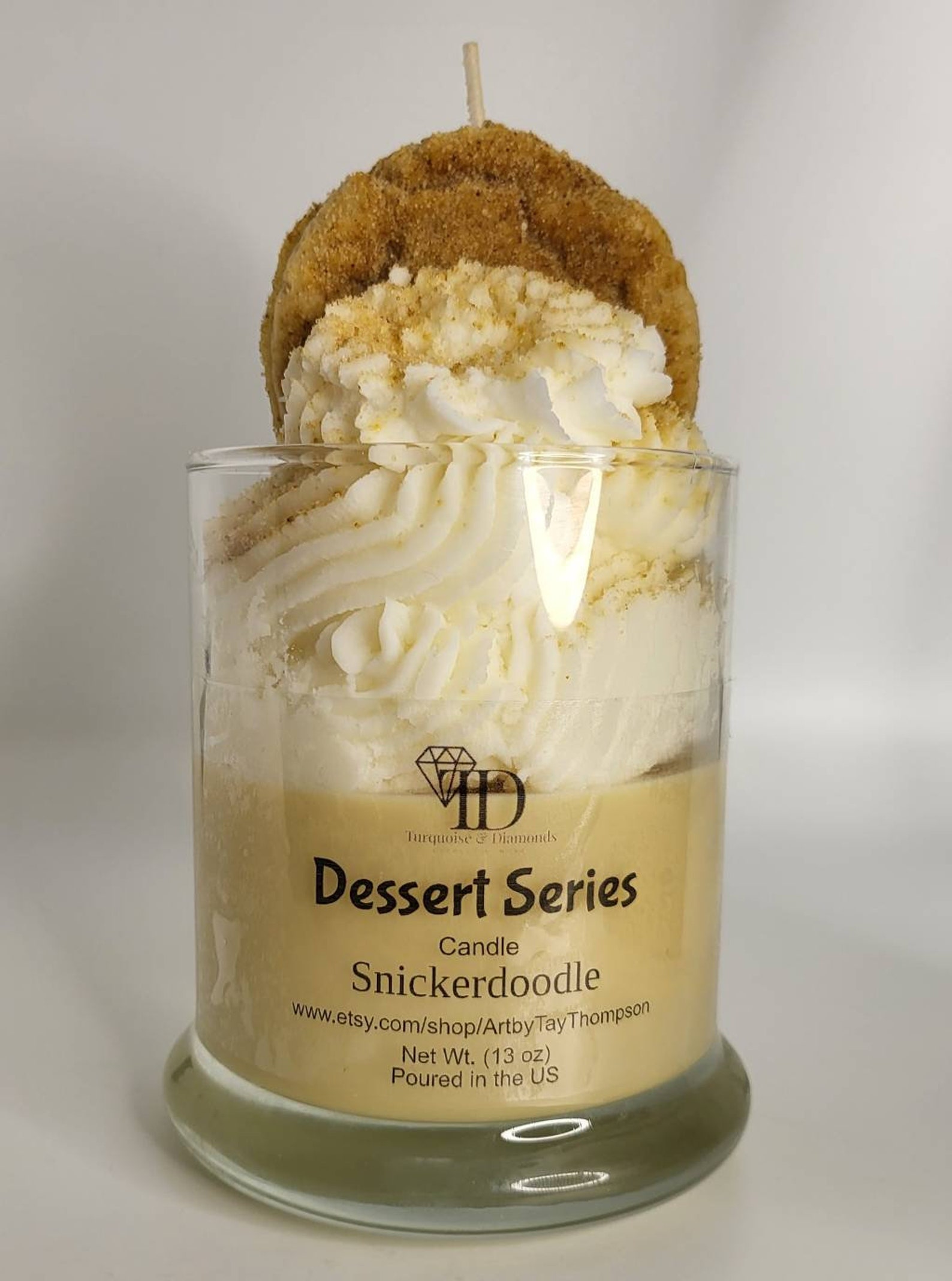 Snickerdoodle Candle/fake Food Candles - Etsy