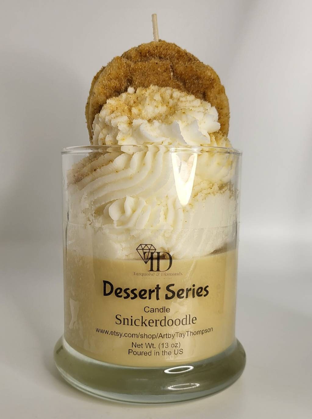 Snickerdoodle Candle/fake Food Candles - Etsy