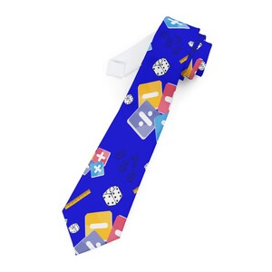 Math Teacher Neck Ties for Men Fun Design Neckties Gift for Him Gift ...