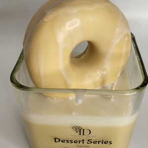 Glazed Donut Candle Fake Food Candles Donut Candle Fake Food Dessert ...