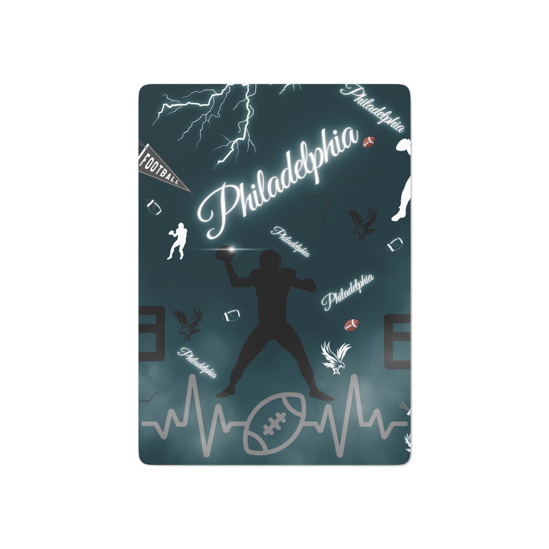 Philadelphia Football Theme Custom Poker Cards Sports Theme - Etsy