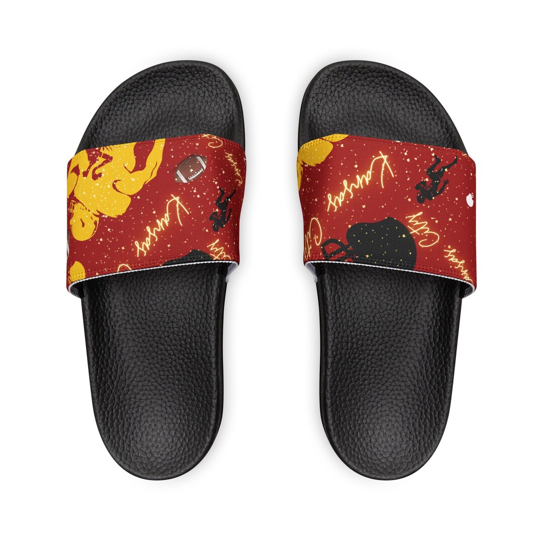 Kansas Football Team Men's Removable-strap Sandals Kansas Football Team ...