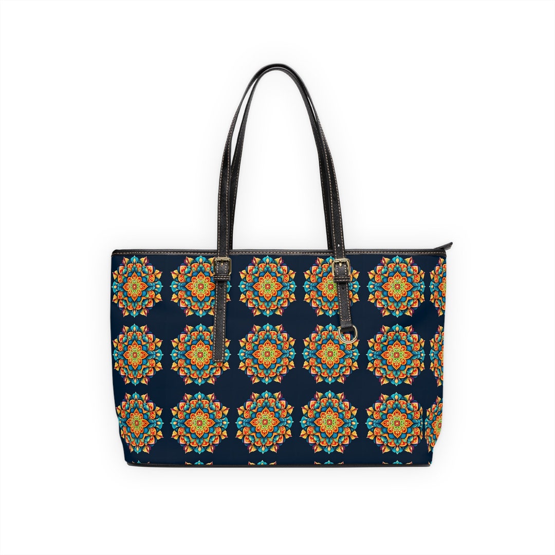 Mandala Leather Shoulder Bag Mandala Purse Vintage Design Purses Gift ...