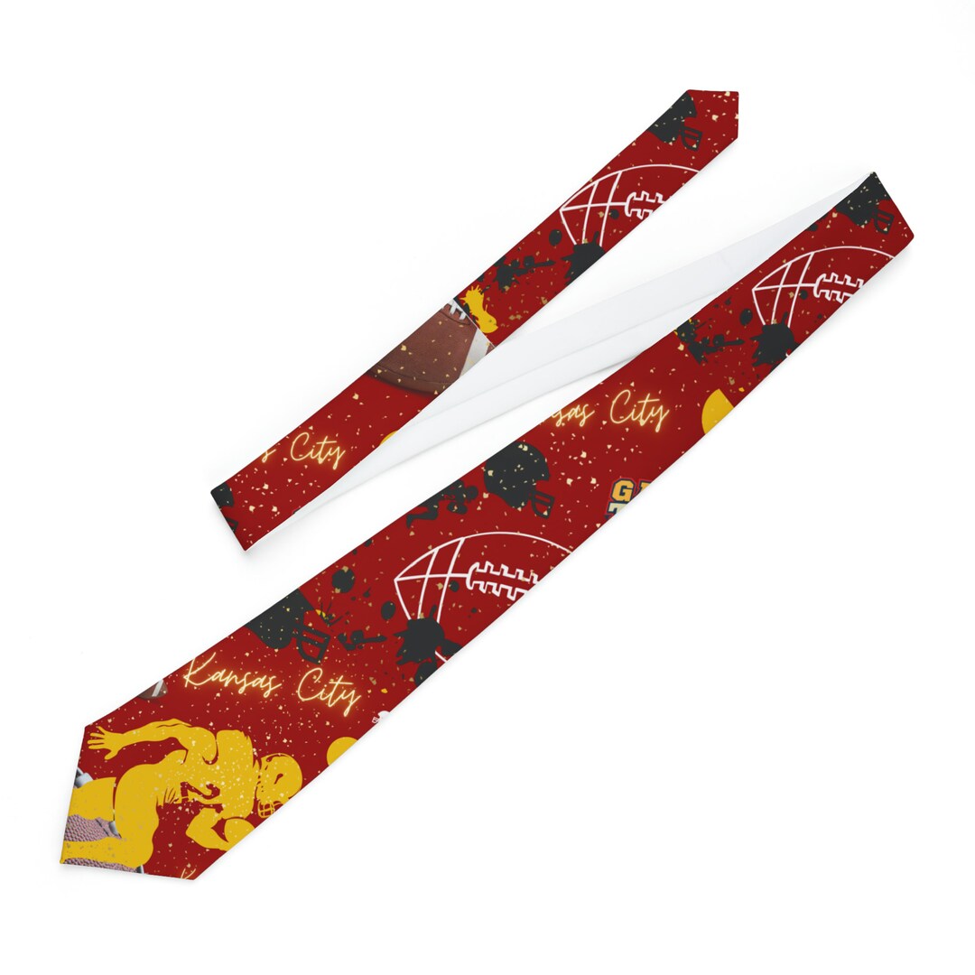 Kansas Football Team Neck Ties for Football Team Theme Neck Ties for ...