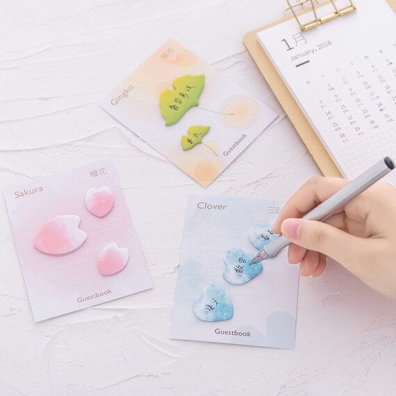 Stationery Notepads Paper & Party Supplies Sticky Notes Cute Floral ...