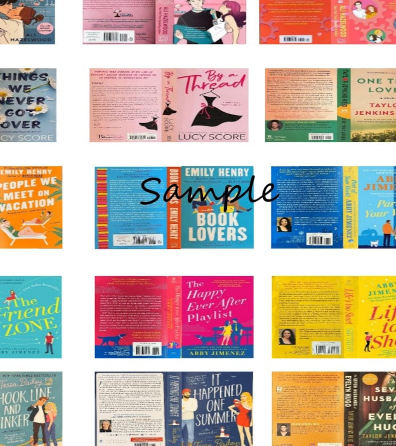 Set of 30 Printable Rom Mini Book Covers for Mini Library or Craft - Etsy