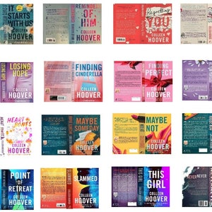Set of 23 Printable Mini Book Covers-coho - Etsy