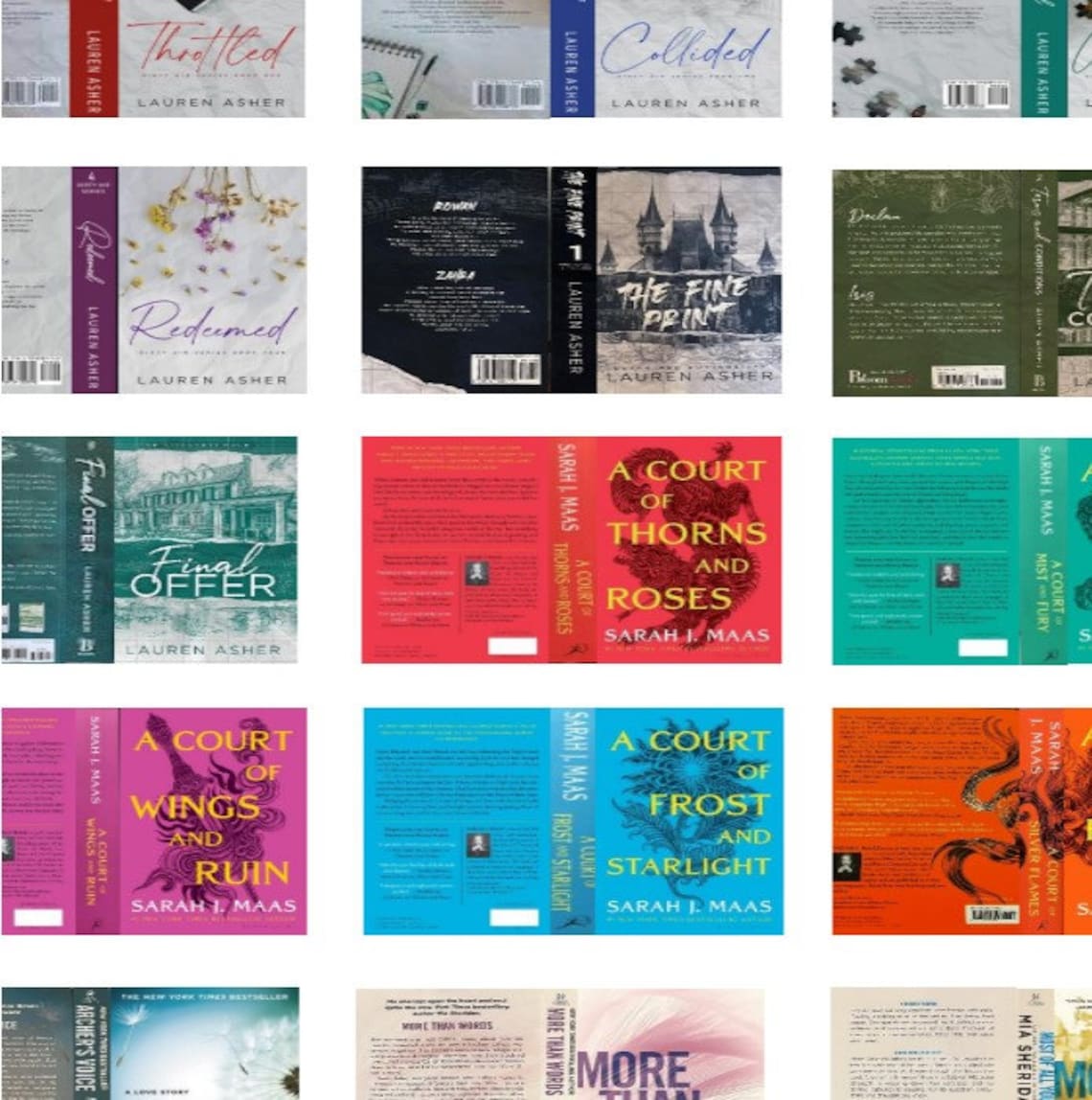 Set of 30 Printable Rom Mini Book Covers for Mini Library or Craft - Etsy