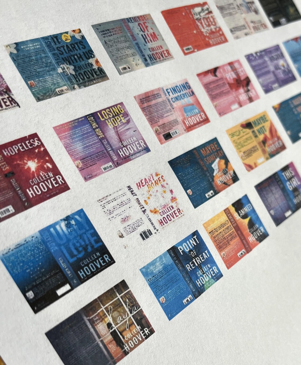 Set of 23 Printable Mini Book Covers-coho - Etsy