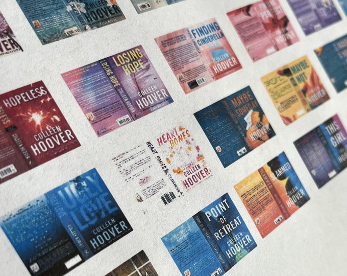 Set of 23 Printable Mini Book Covers-coho - Etsy