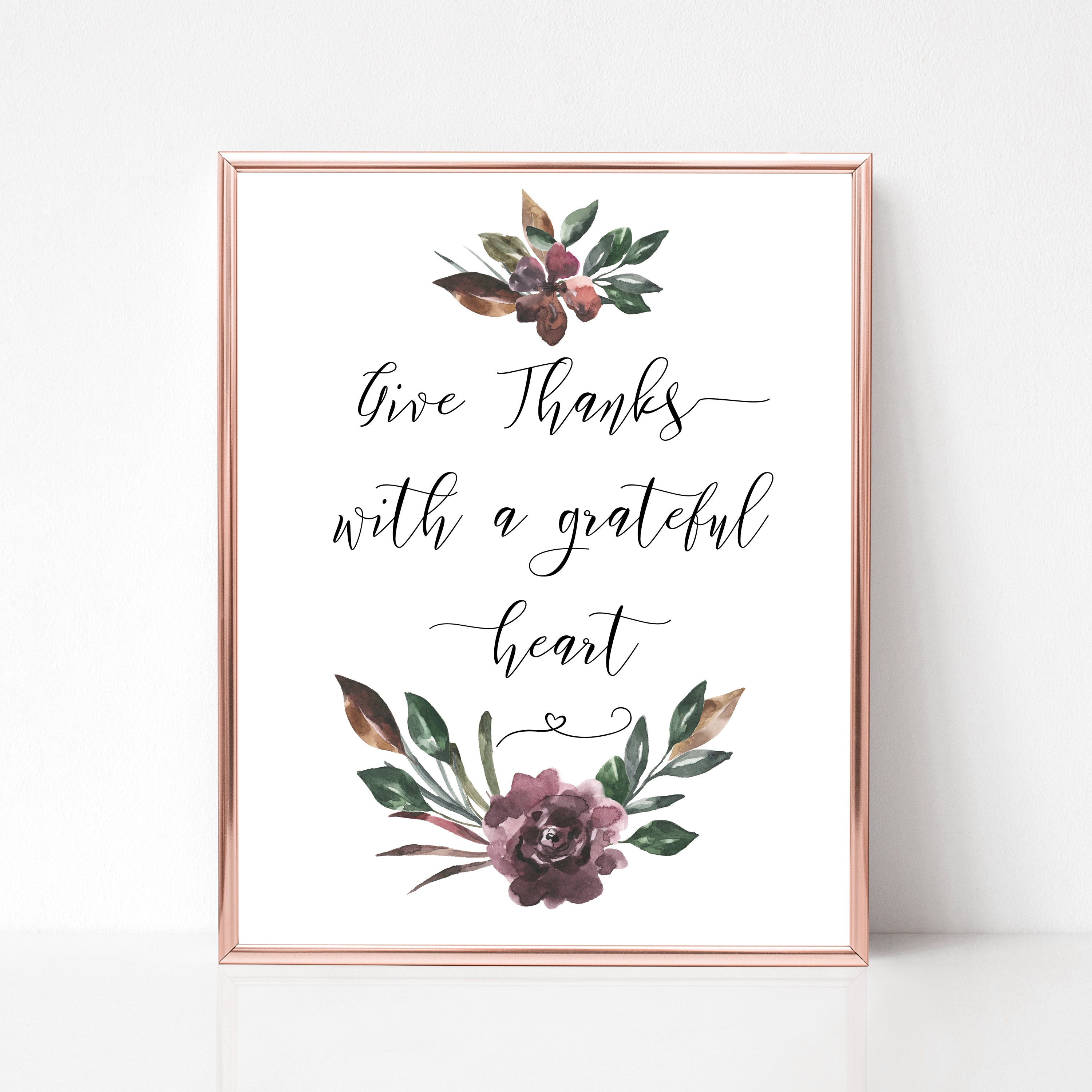Give Thanks With A Grateful Heart Bible Verse