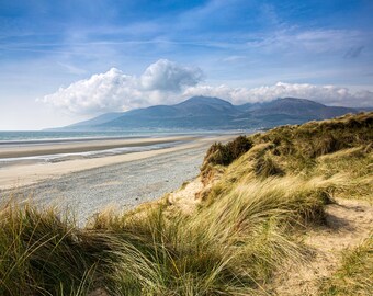 Murlough Beach, Photograph, Panoramic Print, Mourne Mountains, Ireland ...