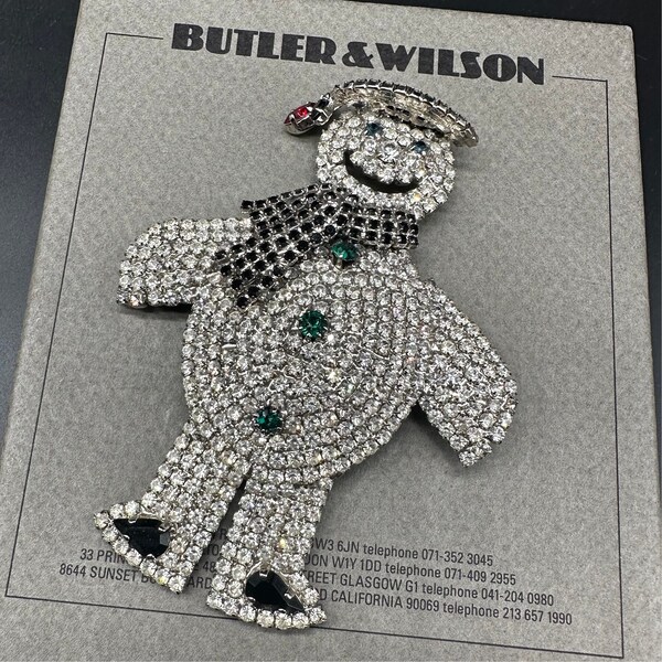 Bw Vintage Brooch - Etsy