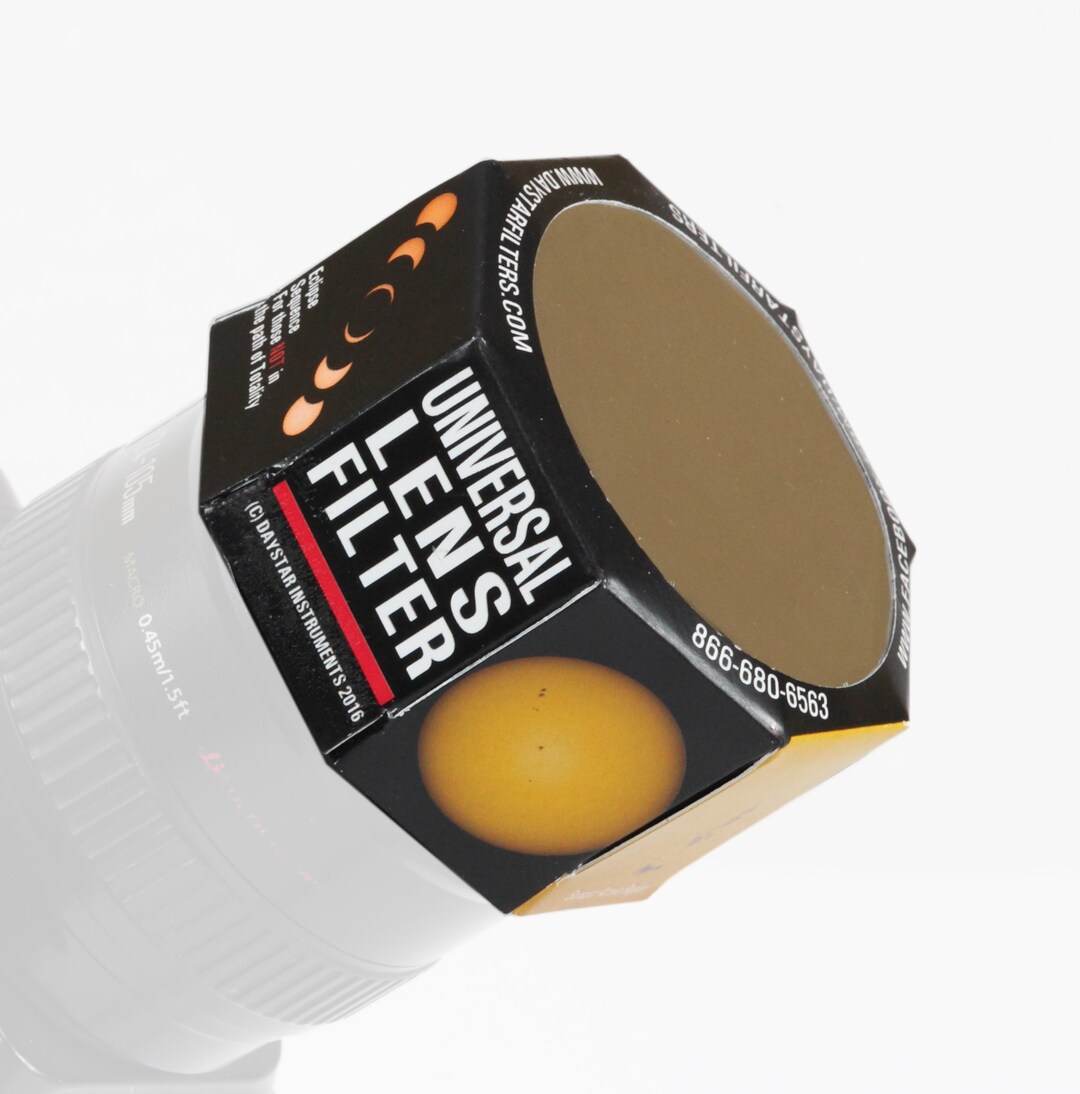 Universal Lens Filter - 70mm Safe Solar Eclipse Universal Lens Filter for Cameras Made in USA - Etsy