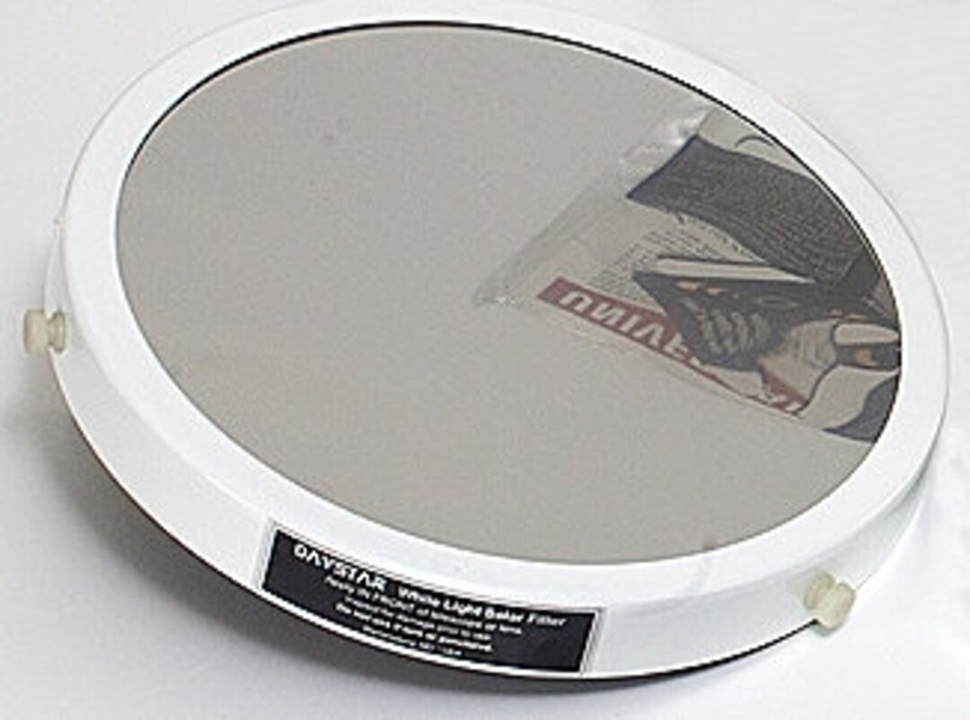 120mm White Light Film Solar Filter for Telescope, Camera, or Spotting ...