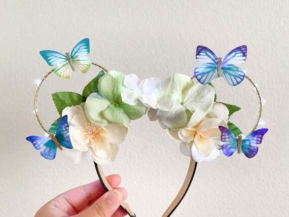 Angelica Butterfly Ears Mouse Ears Wire Flower Ears - Etsy