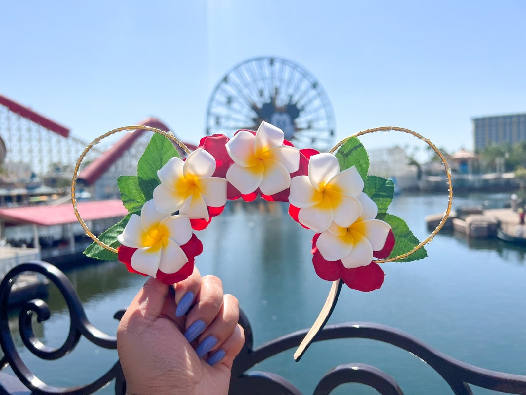 Lilo Inspired Ears | Lilo & Stitch | | Mouse Ears | Wire Flower Ears - Etsy