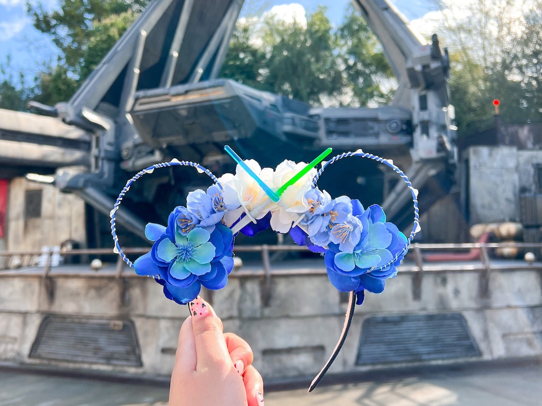 Star Wars Jedi Inspired Ears | Mouse Ears | Wire Flower Ears - Etsy
