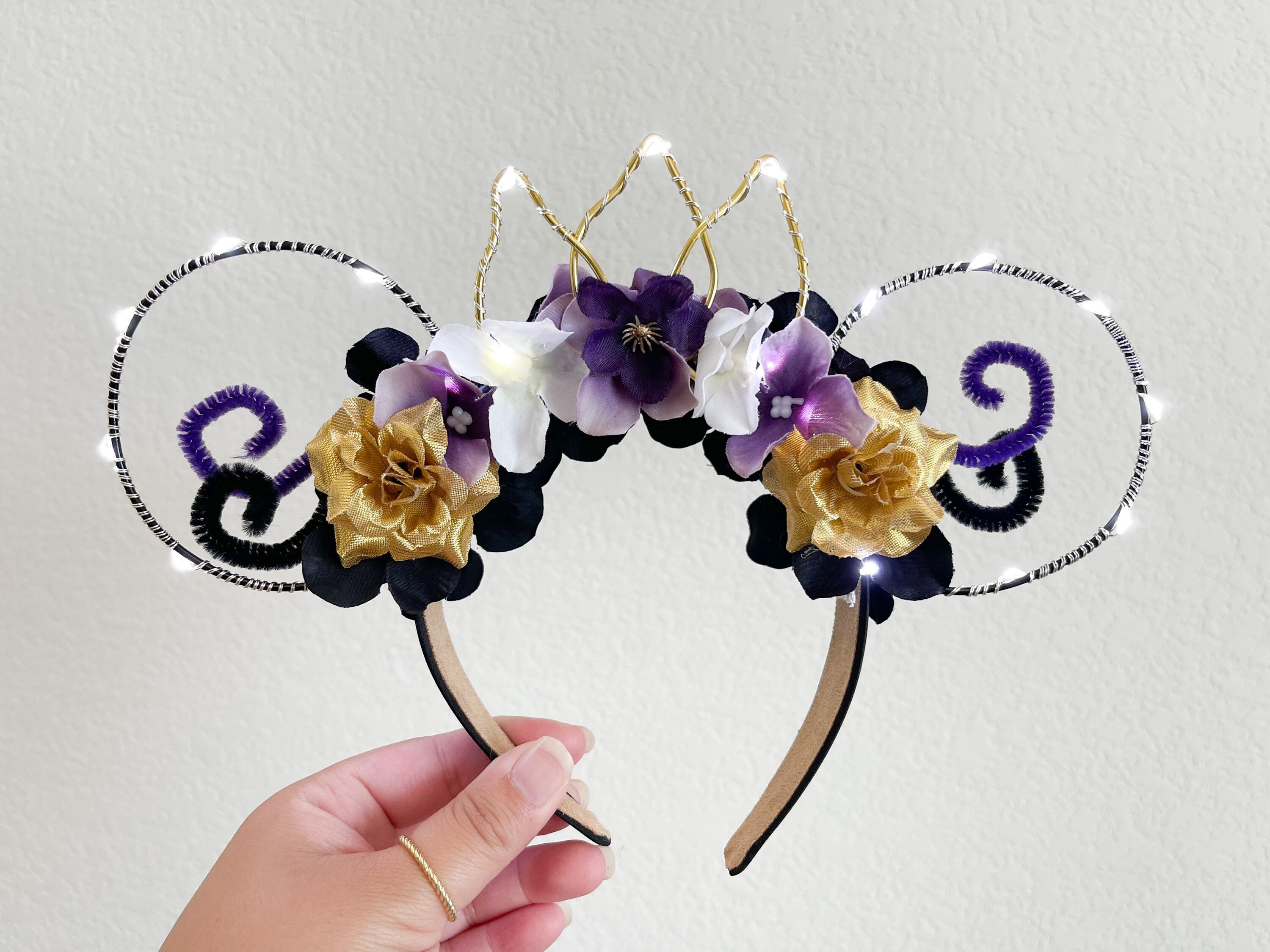Ursula Inspired Ears | the Little Mermaid | Mouse Ears | Wire Flower ...