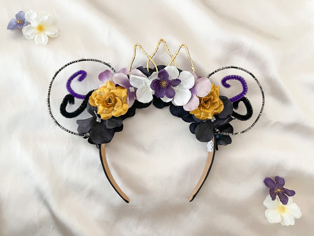 Ursula Inspired Ears | the Little Mermaid | Mouse Ears | Wire Flower ...