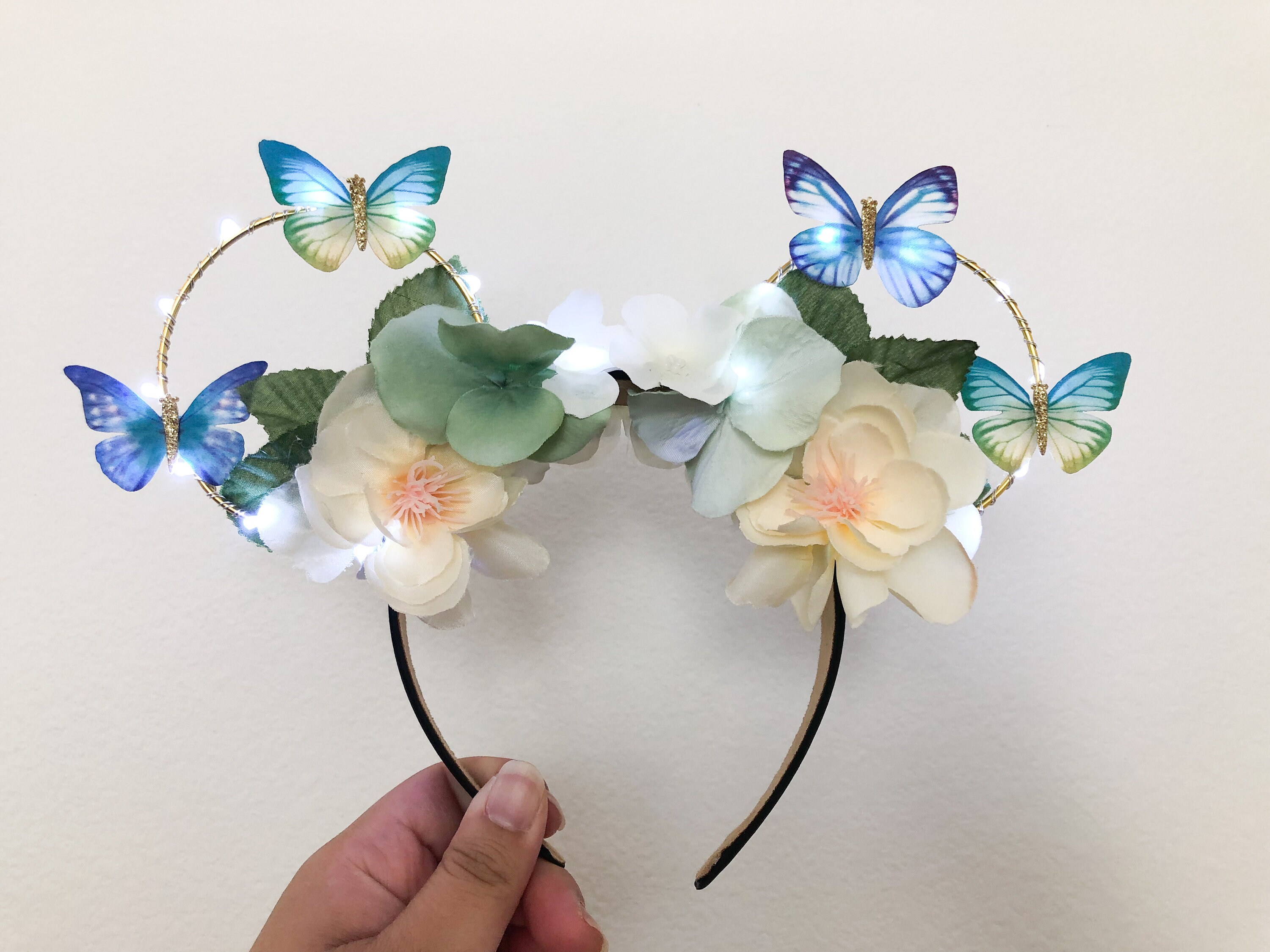 Angelica Butterfly Ears Mouse Ears Wire Flower Ears - Etsy