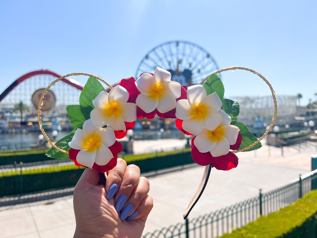 Lilo Inspired Ears Lilo & Stitch Mouse Ears Wire Flower Ears - Etsy